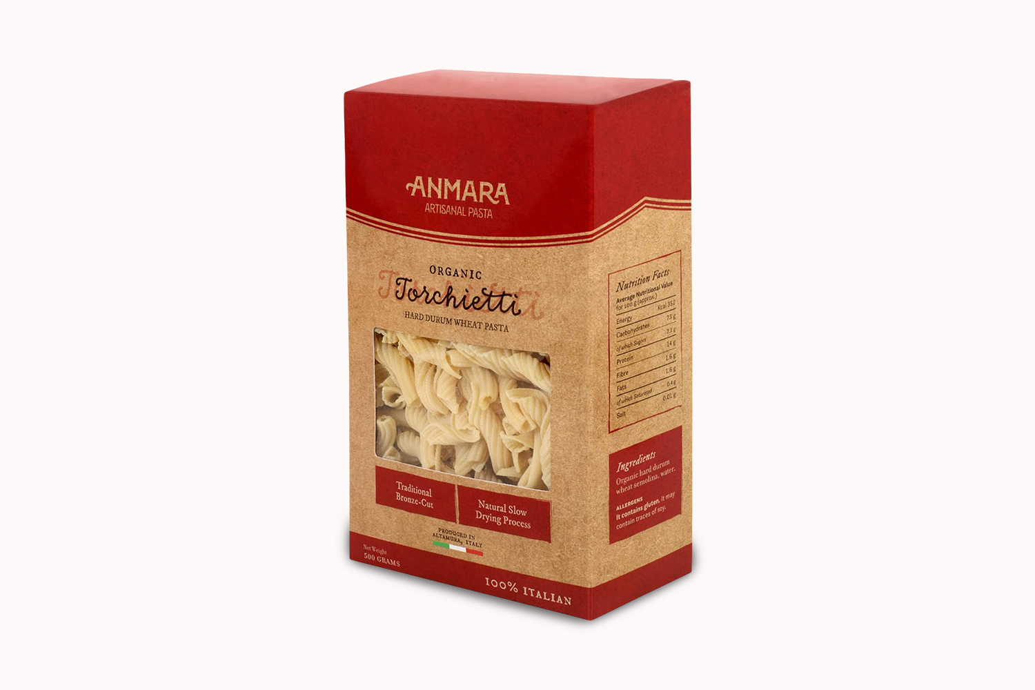 Anmara Organic Torchietti Pasta