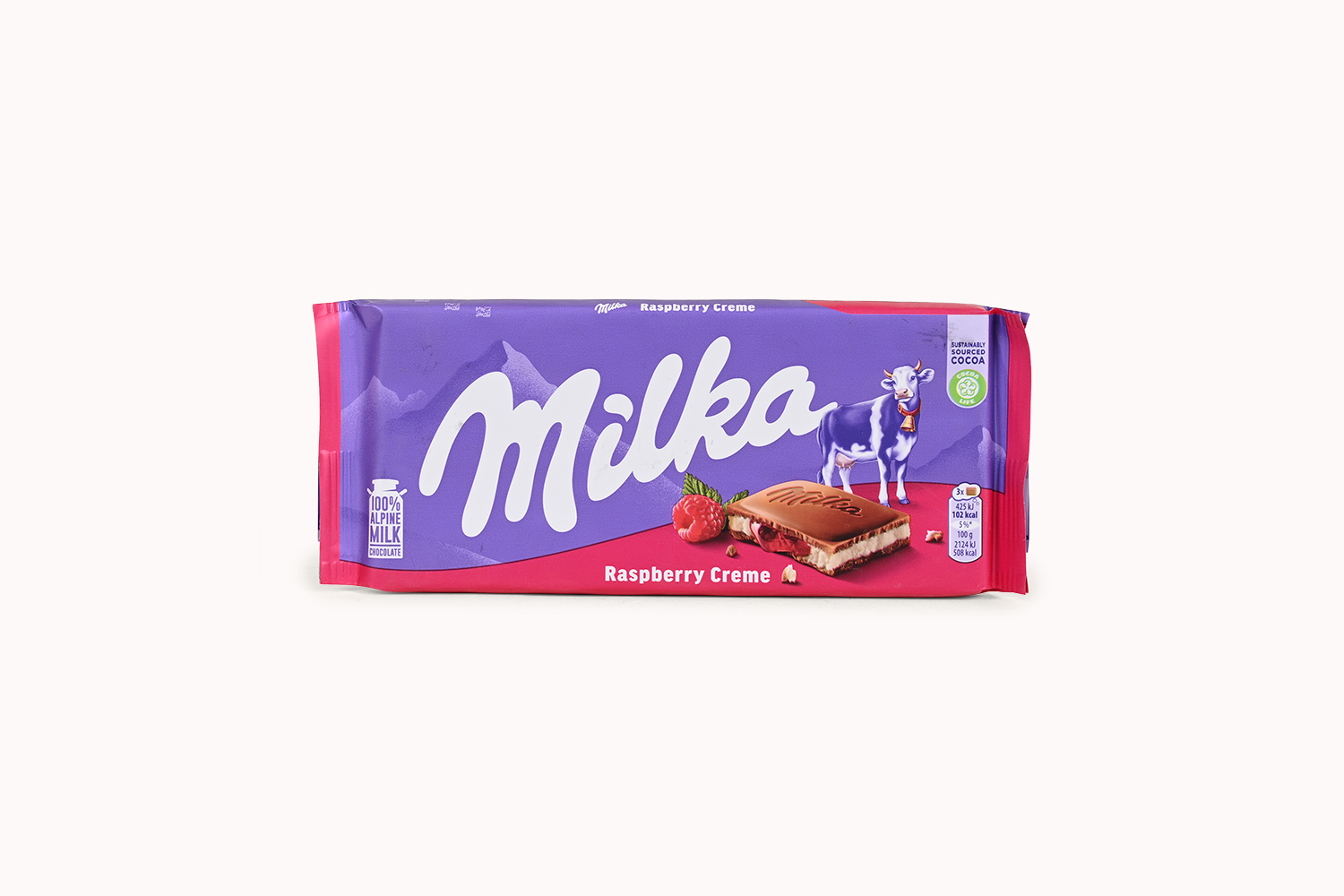 Buy Milka Dark Milk Raspberry Chocolate Online | Foodstories
